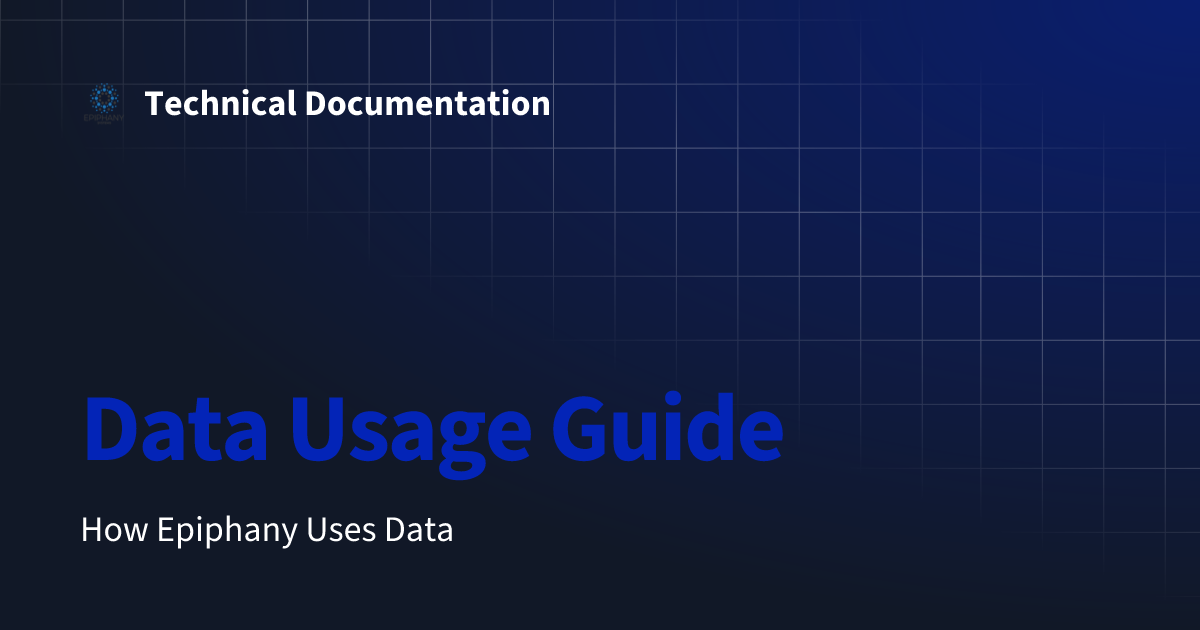 Data Usage Guide | Technical Documentation