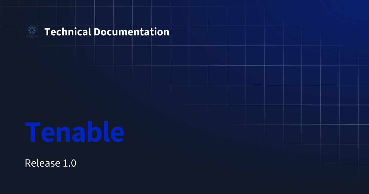 Tenable | Technical Documentation
