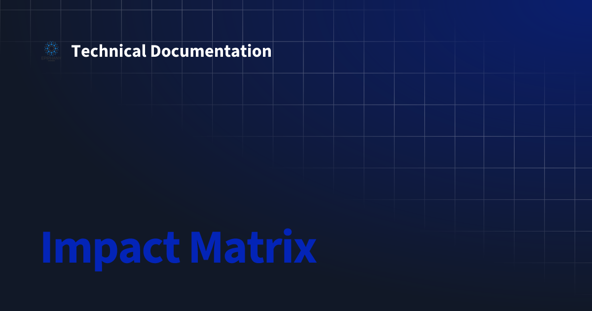 Impact Matrix | Technical Documentation