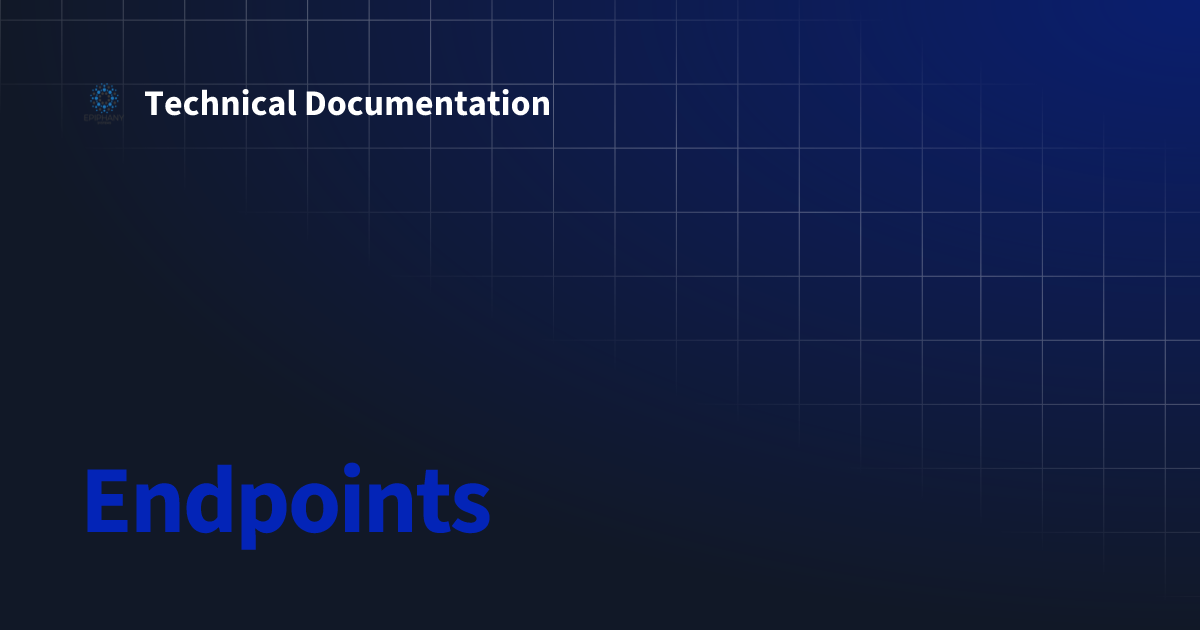 Endpoints | Technical Documentation