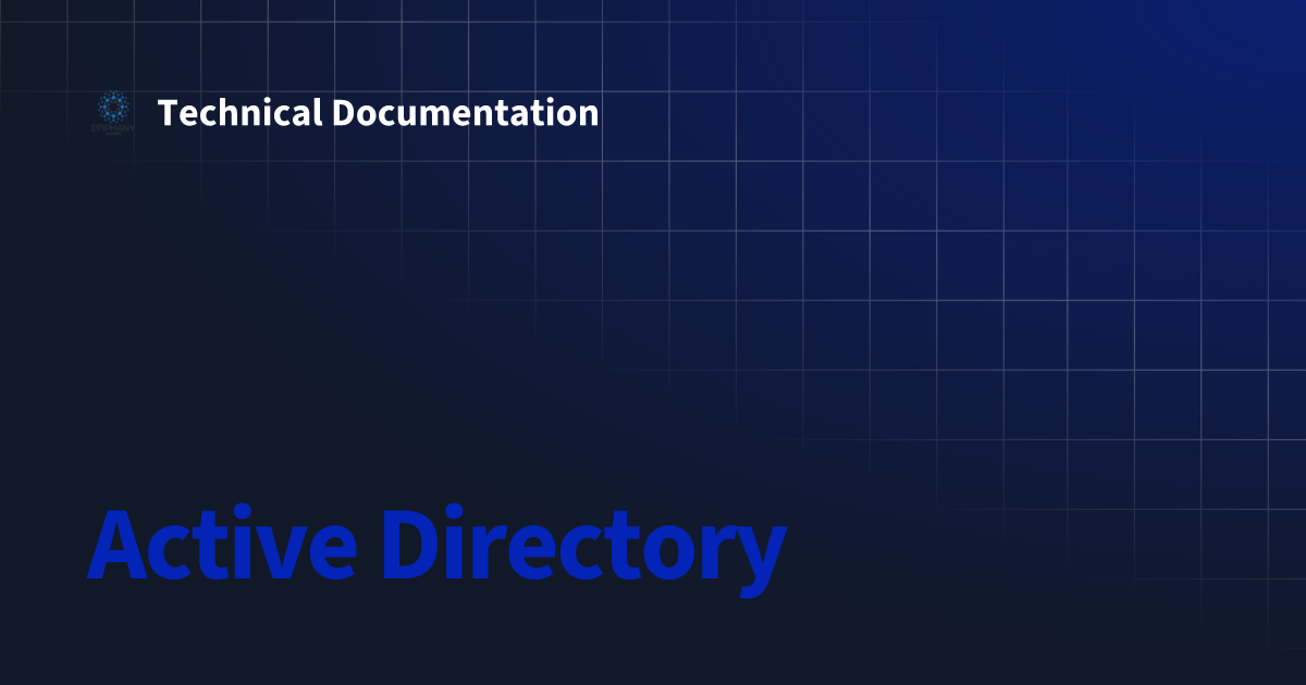 Active Directory | Technical Documentation