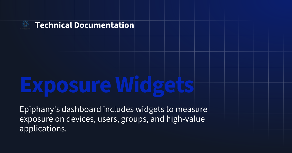 Exposure Widgets | Technical Documentation