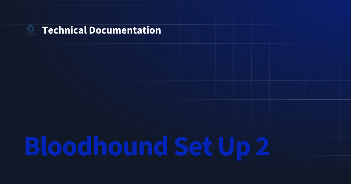 Bloodhound Set Up 2 | Technical Documentation